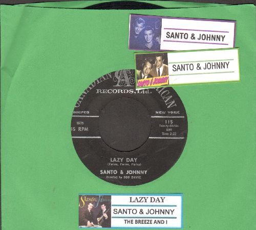 Santo & Johnny - Lazy Day Can Am 115 Vinyl 45 rpm Record | eBay