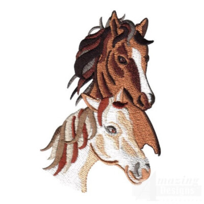 30 Wild Horses Machine Embroidery Designs on USB | eBay