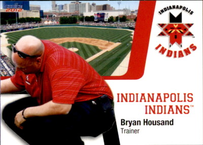 2012 Indianapolis Indians Choice #28 Bryan Housand Monroe North ...