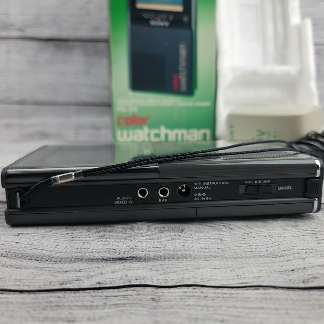 Vintage Sony Watchman Portable Analog LCD Color TV Fdl-310 for sale ...