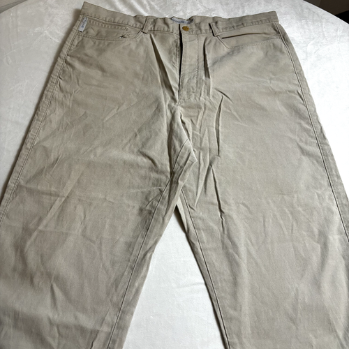 Zegna Sport Men's Cotton Khaki Casual Straight Leg Relaxed Fit Pants ...