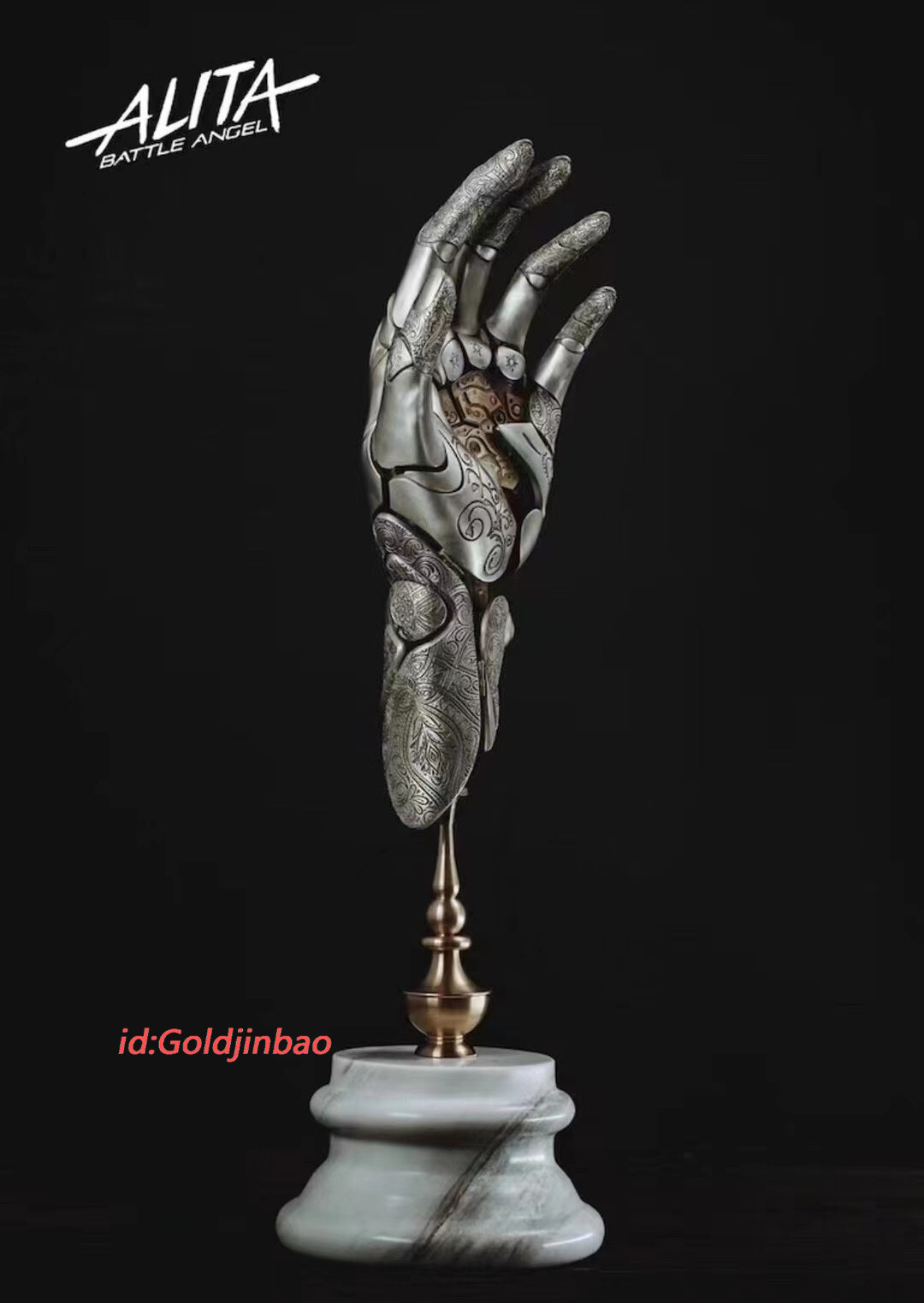 1/1 Scale Battle Angel Alita Hand Copper Model Mechanical Arm Statue In ...