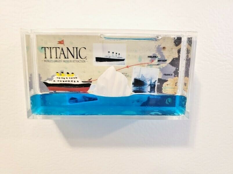 Titanic Magnet Floating Ship and Iceberg Wonderful Historic Gift | eBay