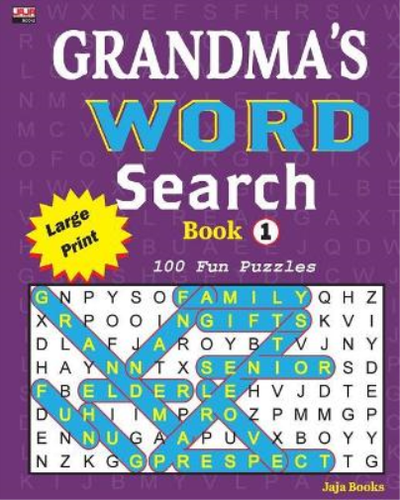 Jaja Books GRANDMA'S WORD Search Book 1 (Poche) Grandma's Word Search ...