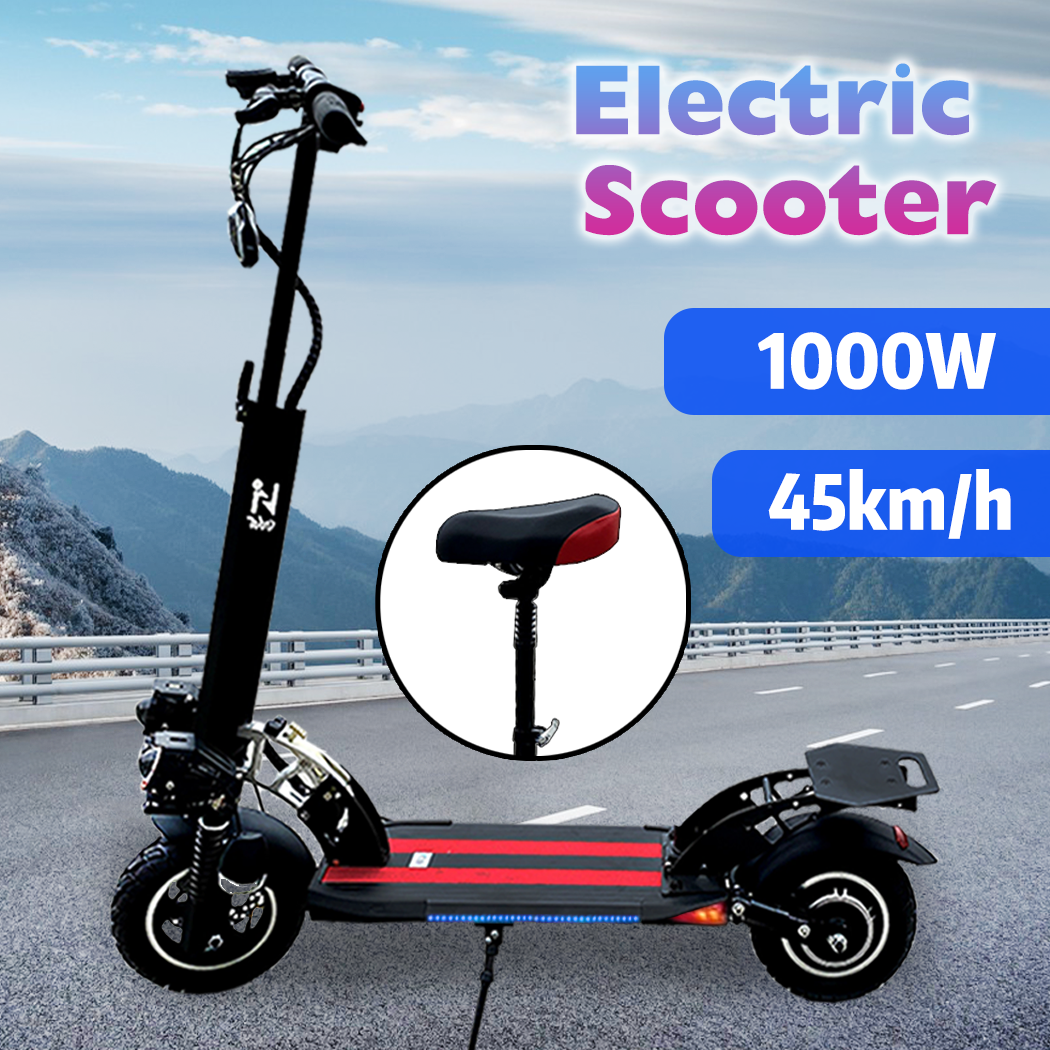 🛴Portable Electric Scooter 50KM/H 50KM 900W/1200W Adult Foldable Travel ...