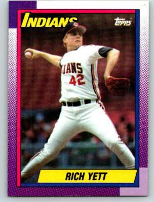 1990 Topps #689 Rich Yett Indians | eBay