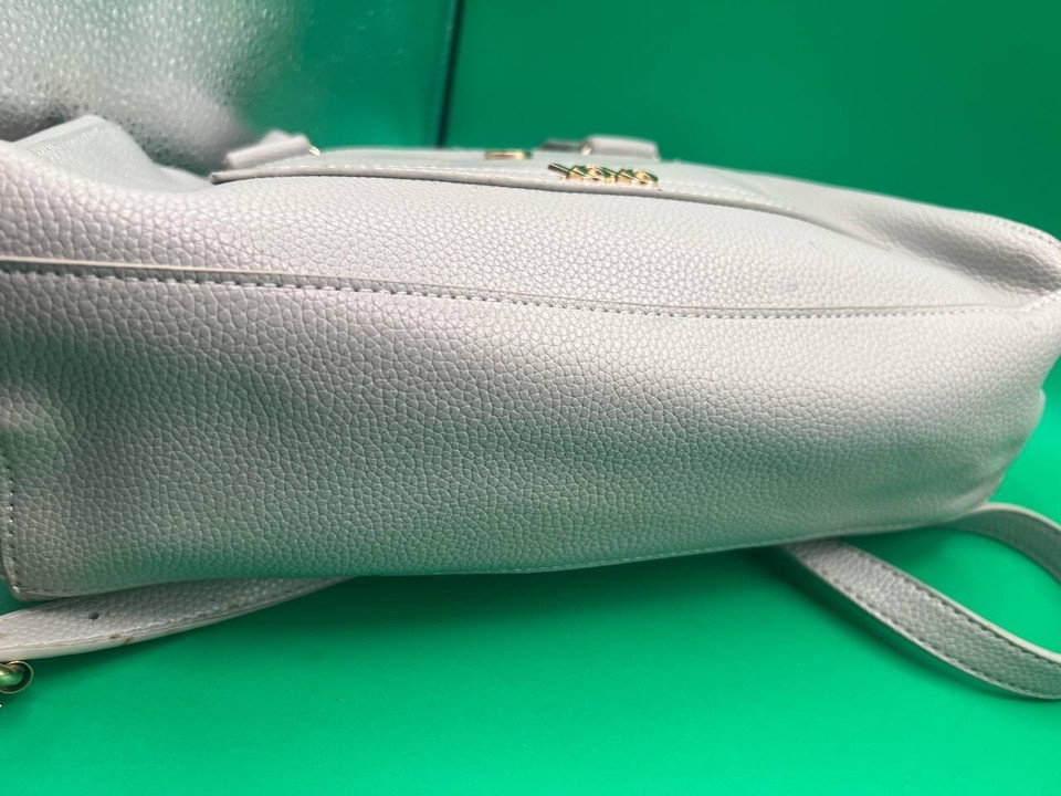 XOXO Leather Medium Shoulder BAG Grey-Light Blue Very Nice! ST28 | eBay