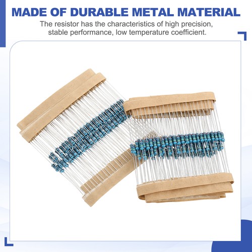 510 Ohm Resistor, 120Pcs 1/4W(0.25Watt) Metal Film Fixed Resistor 1% ...