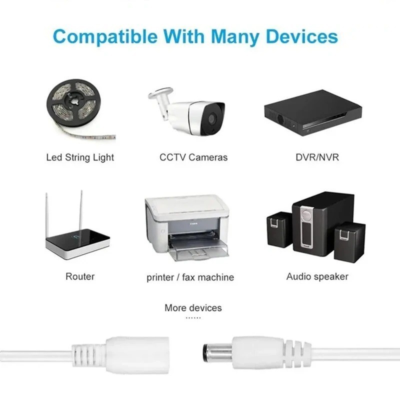 TP-Link Tapo Camera Power Extension Cable 3M 5M 15M 20M C100 C110 C200 ...