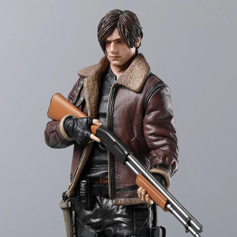 Resident Evil 4 Remake Collector’s Edition Leon Statue Box Figure Set ...