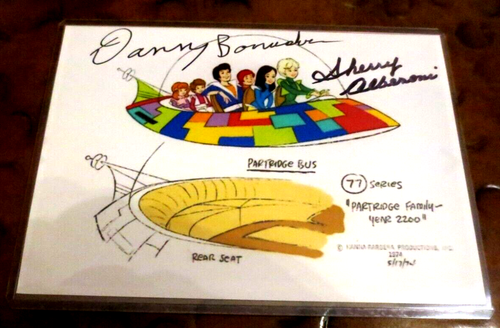 Danny Bonaduce Sherry Alberoni Partridge Family 2200 AD signed ...