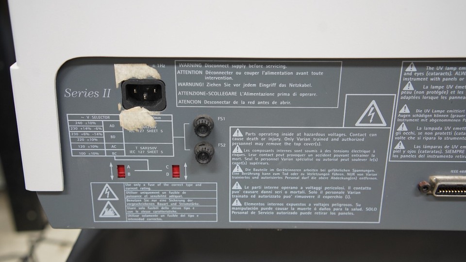 Varian CARY 100 Conc UV/VIS Spectrometer | eBay