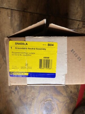 NEW Square D SN400LA Groundable Neutral Assembly | eBay