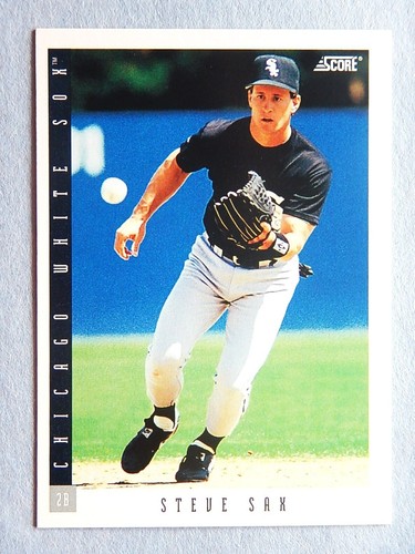 Steve Sax #418 Score 1993 Baseball Card (Chicago White Sox) LN | eBay
