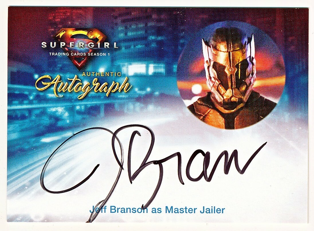 Supergirl Season 1 Jeff Branson as Master Jailer Autograph Auto #JB2 ...