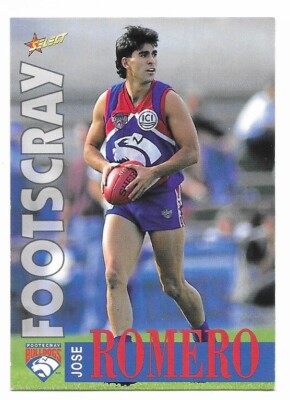 1996 SELECT FOOTSCRAY BULLDOGS JOSE ROMERO #311 CARD AFL SERIES 2 | eBay