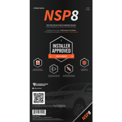 Firstech FTI-NSP8 Integration Wire T-Harness for Nissan & Infiniti TPS ...