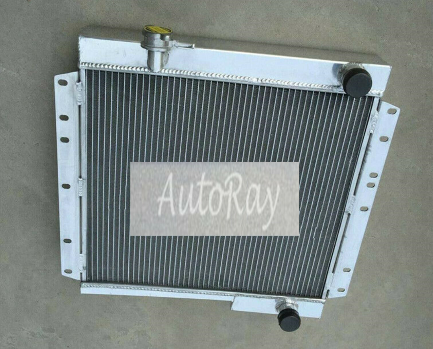 3 Core Aluminum Radiator + FAN for LANDCRUISER HJ45 HJ47 H 3.6 2H 4.0 ...