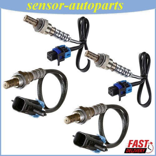 4X Oxygen O2 Sensor Up/Downstream Fit For 2008-13 Chevrolet Silverado ...