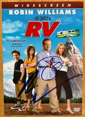 Robin Williams Jeff Daniels RV Signed Autographed DVD Cover JSA COA | eBay
