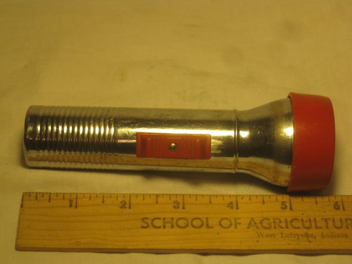 vintage Mallory U.S.A. flashlight 5.75" metal light lamp | eBay
