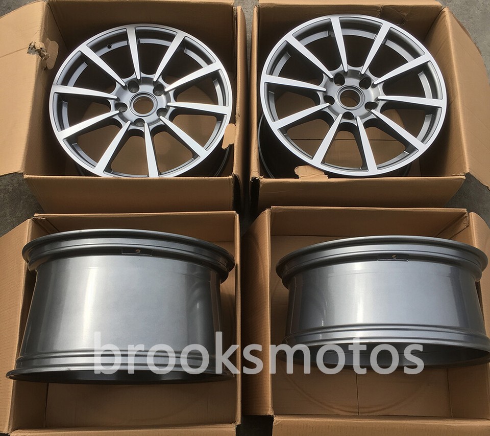 19" 10 SPOKE STYLE WHEELS RIMS FIT 2005-2013 PORSCHE CAYMAN 987 19X8.5 ...