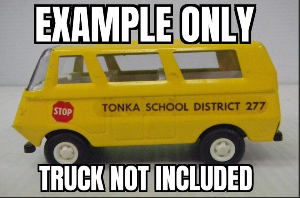 Tiny Tonka School District 277 Stickers For Tiny Tonka School Bus Van ...