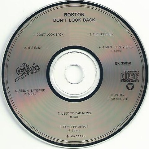 Boston - Dont Look Back CD ** Free Shipping** | eBay