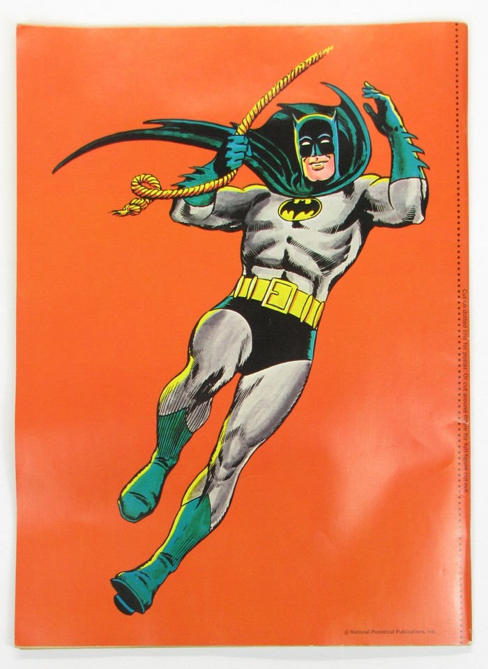 Vintage 1975 Batman & Robin Giant Comic to Color Joker "Comedy of Tears ...