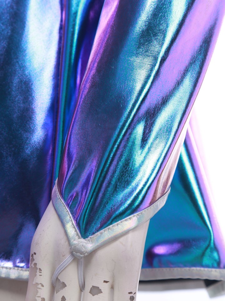 Women Dress Musical Costume Robot Outfits Alien Cosplay Festival Shiny ...