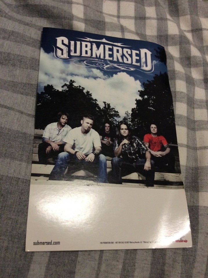 SUBMERSED SIGNED AUTOGRAPHED 5.5x8.5 MINI POSTCARD IMMORTAL VERSES ...
