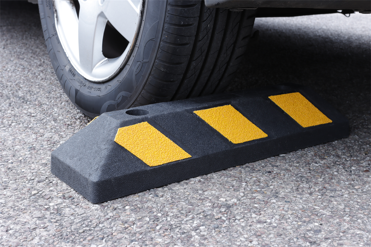 Rubber Wheel Stopper Garage Nilight Heavy Duty Rubber Wheel Stoppers ...