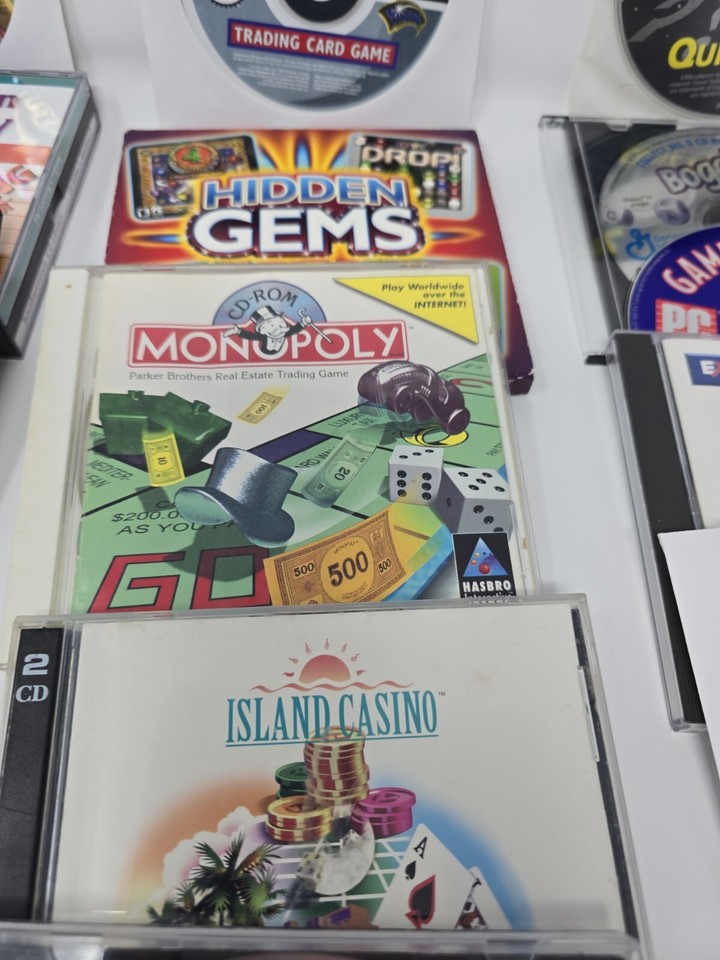 Lot of 25 Vintage PC Computer Games And Software 90s 2000s Windows 95 ...