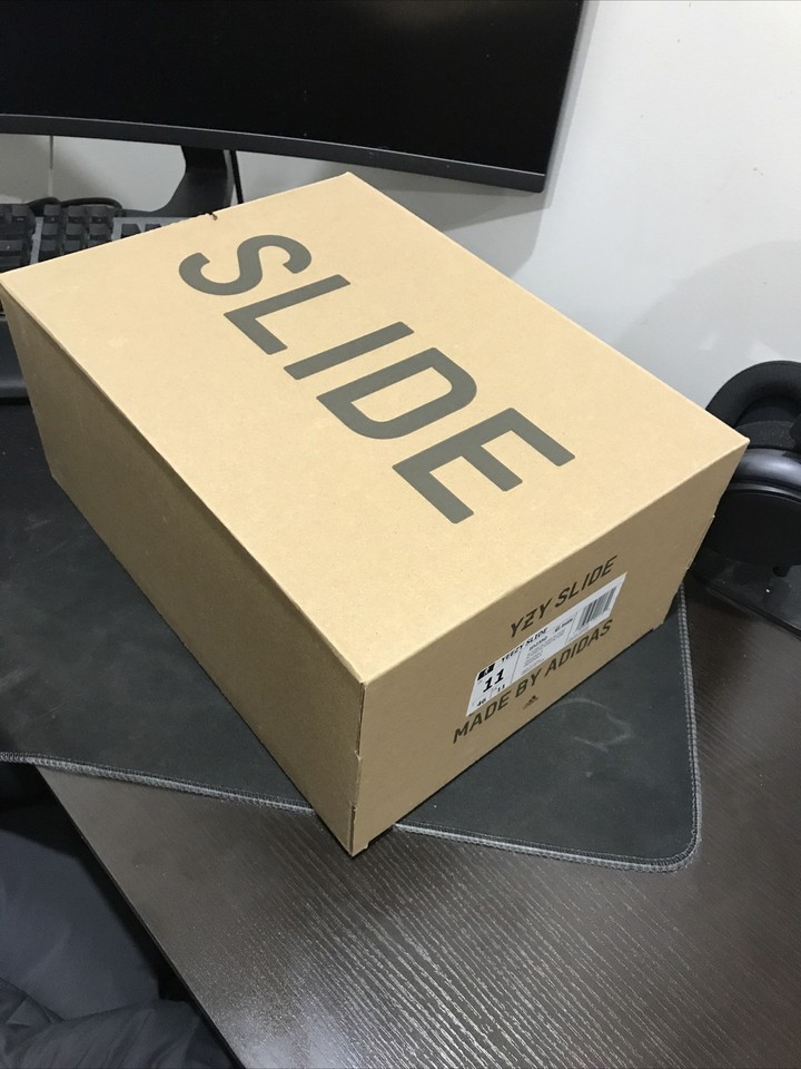 NEW - Adidas Yeezy Slide Slate Grey ID2350 Men's Size 11 | eBay