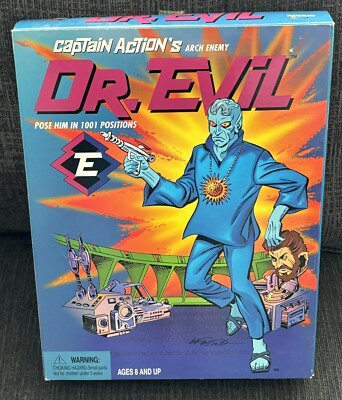 Playing Mantis Captain Action Dr Evil 12 Inch Action Figure unused MIB ...