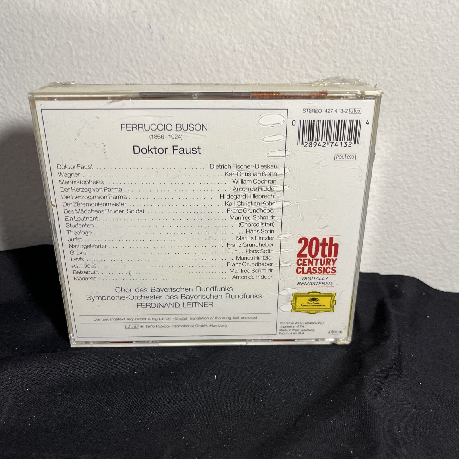 Feruccio Busoni: Doktor Faust (CD, May-1989, 3 Discs, Deutsche ...