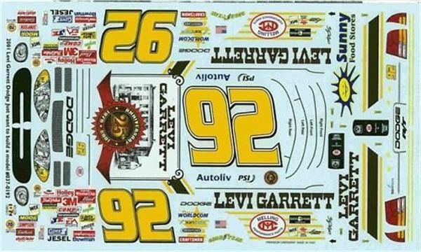 Just Want to Build a Model #92 Levi Garrett 2001-Stacy Compton 1/24 ...
