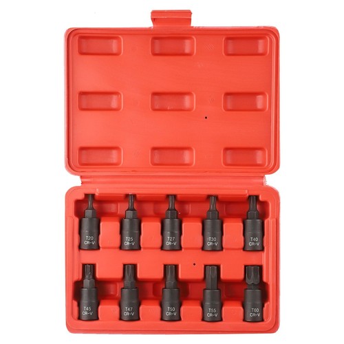 T20 Socket Set T25 T27 T30 T47 T50 T55 T60 Wrench Chrome Vanadium Alloy ...