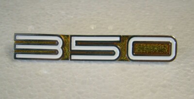 350 BADGE for YAMAHA R5 350 1970, 1971, 1972 SIDE COVER emblem Metal ...