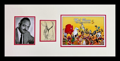 Mel Blanc Autographed Book Page Museum Framed Ready to Display | eBay