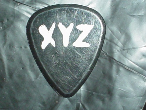 XYZ Logo & Mark Diglio Signature Concert Tour RaRe 2005 GUITAR PICK ...