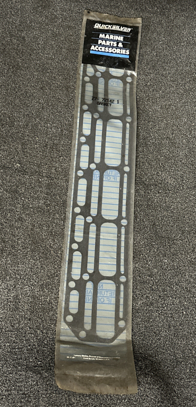 NEW QUICKSILVER Outboard WATER JACKET COVER GASKET 27-72142 1 NOS | eBay