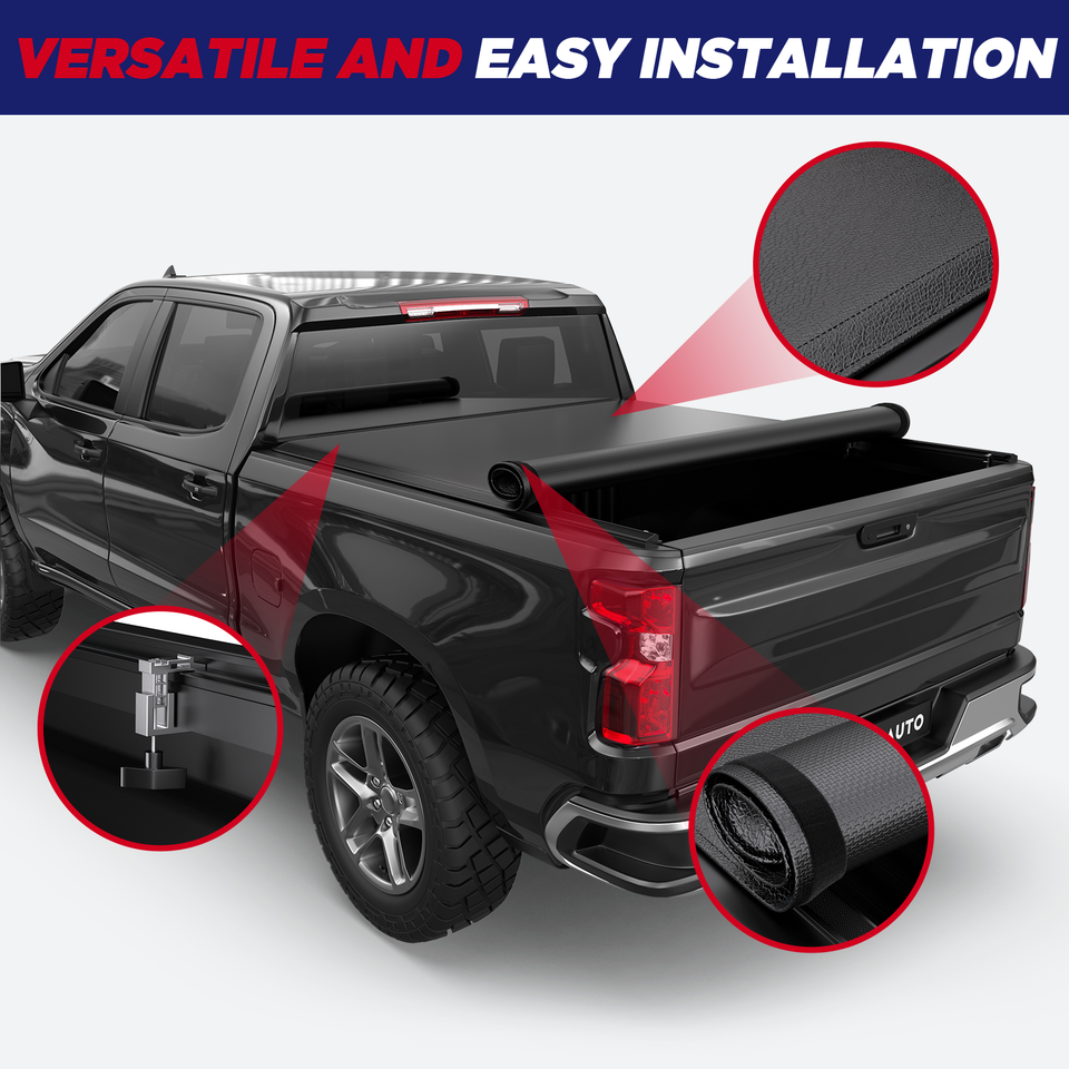 1993-2011 Ford Ranger Flareside Splash 6FT Roll up Tonneau Cover ...