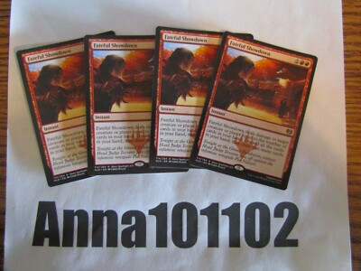 KAL Rare, Fateful Showdown x4 4x LP NM MTG | eBay