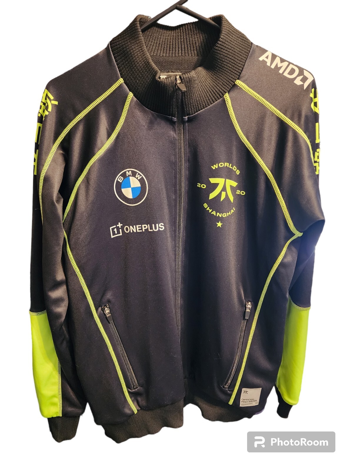 Men's Worlds 2020 LoL Pro Gaming ONEPLUS BMW AMD Zip … - Gem