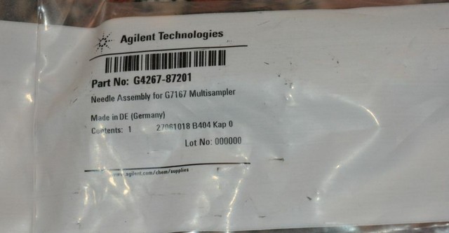 Agilent 1290 Needle Assembly for G7167 Multisampler G4267-87201 for ...