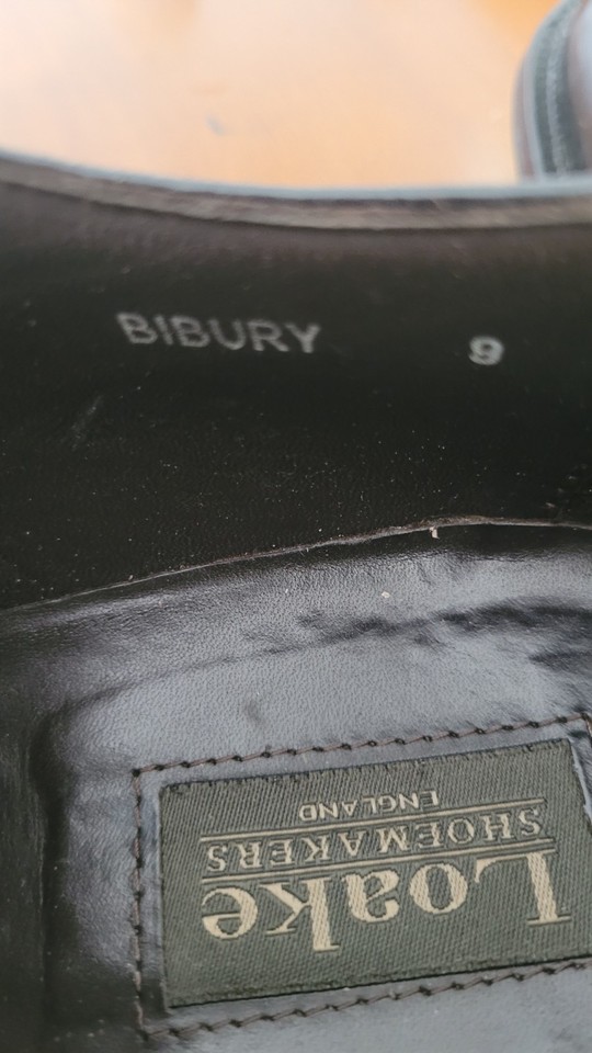 Loake Men’s Bibury Oxford Brogue Leather Two Tone Lace-up Shoe 9 Euro ...