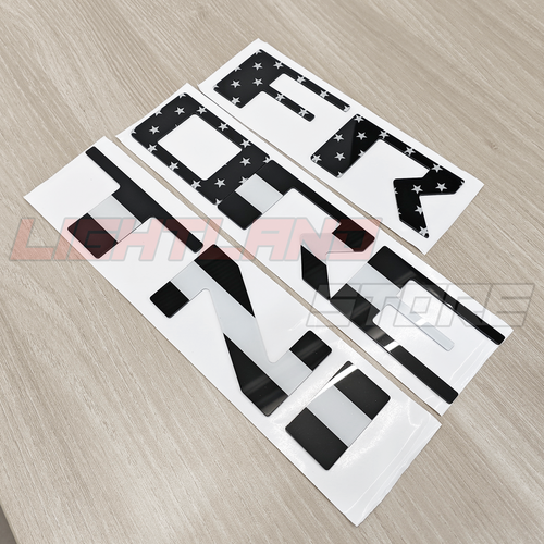 2022-2025 Flag Tailgate emblem Letters Nameplate Replacement Insert For ...