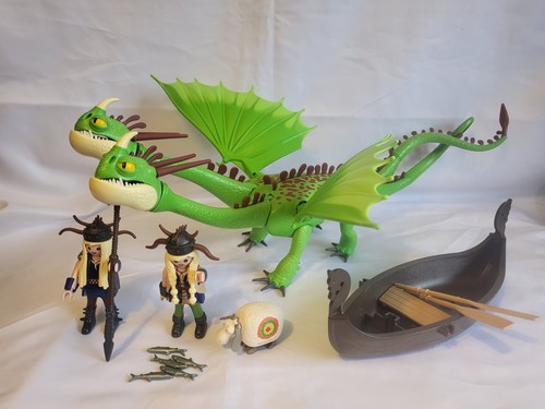 How To Train Your Dragon Playmobil 9458 Set Barf & Belch Tuffnut ...