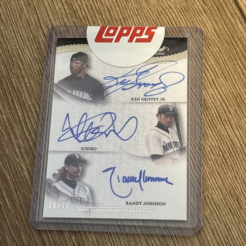 2017 Topps Tier One - Dual Autograph Tier One Relic Books Ken Griffey ...